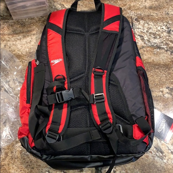 Speedo | Bags | Red Speedo Teamster 35l Back Pack | Poshmark